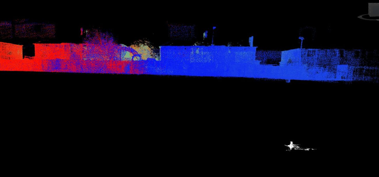 Sharphill Road, Saltcoats - BH2 Void CALS & surface REVO scans combined ...