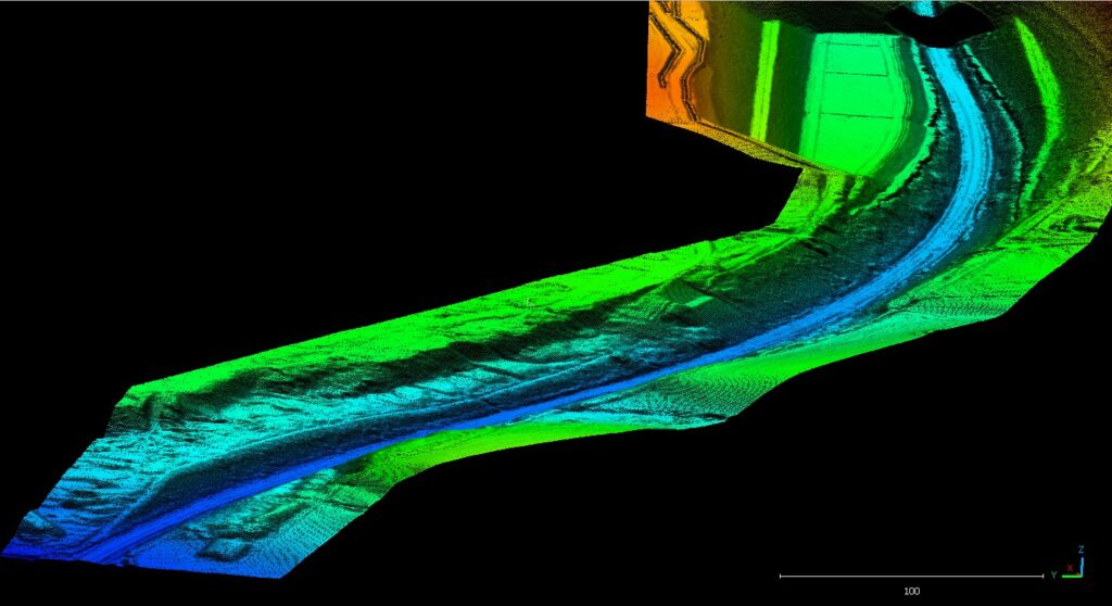 G22178 - Geoterra - Harbury Rail Cutting UAV LiDAR Survey DTM - Screenshot #6 - Geoterra Geoterra
