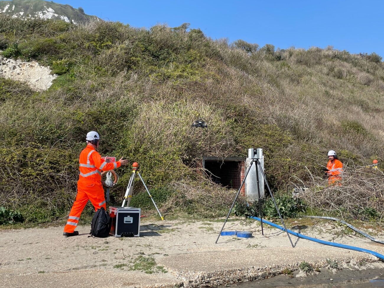 G20160 - Geoterra - Folkestone Warren Drainage Adit #4 photogrammetry ...